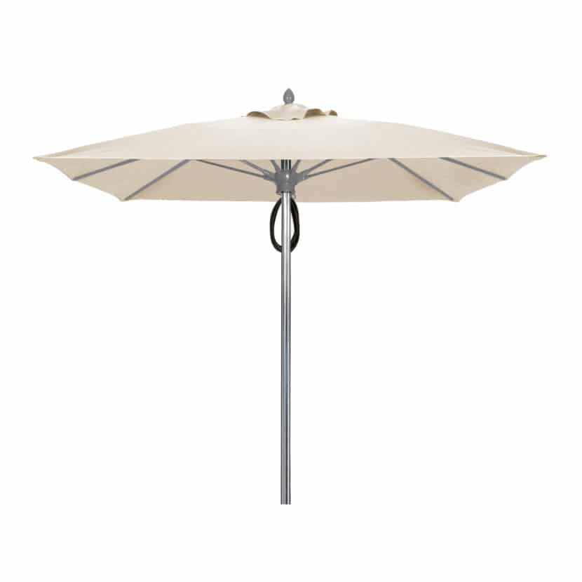 Umbrella fabrics and frame materials for outdoor use