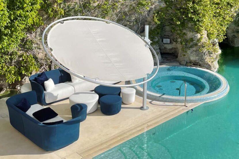 What size patio umbrella you need based on table and space